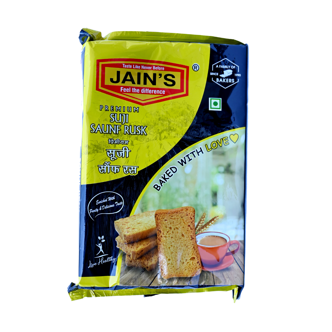 Suji Saunf Rusk - Jain's by Nature Fresh Foods